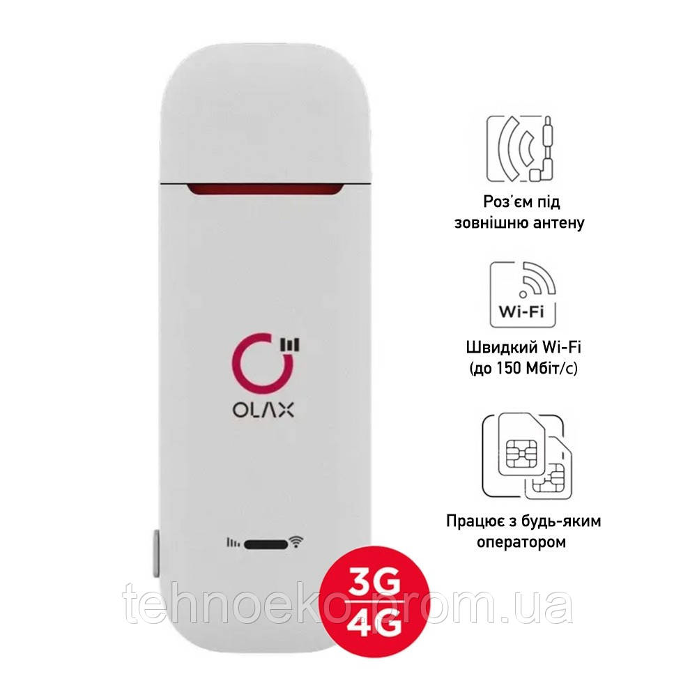 4G LTE USB модем OLAX U90H-E с функцией раздачи Wi-Fi LTE Cat. 4 150 ...