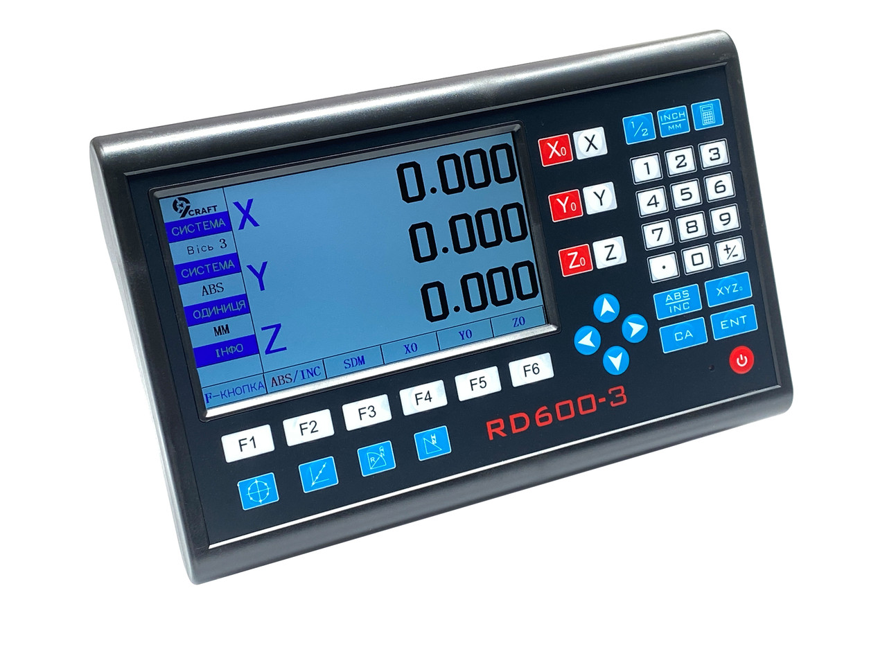 Пристрій цифрової індикації 9craft RD600-3 RS-232 на 3 осі LCD: продаж ...
