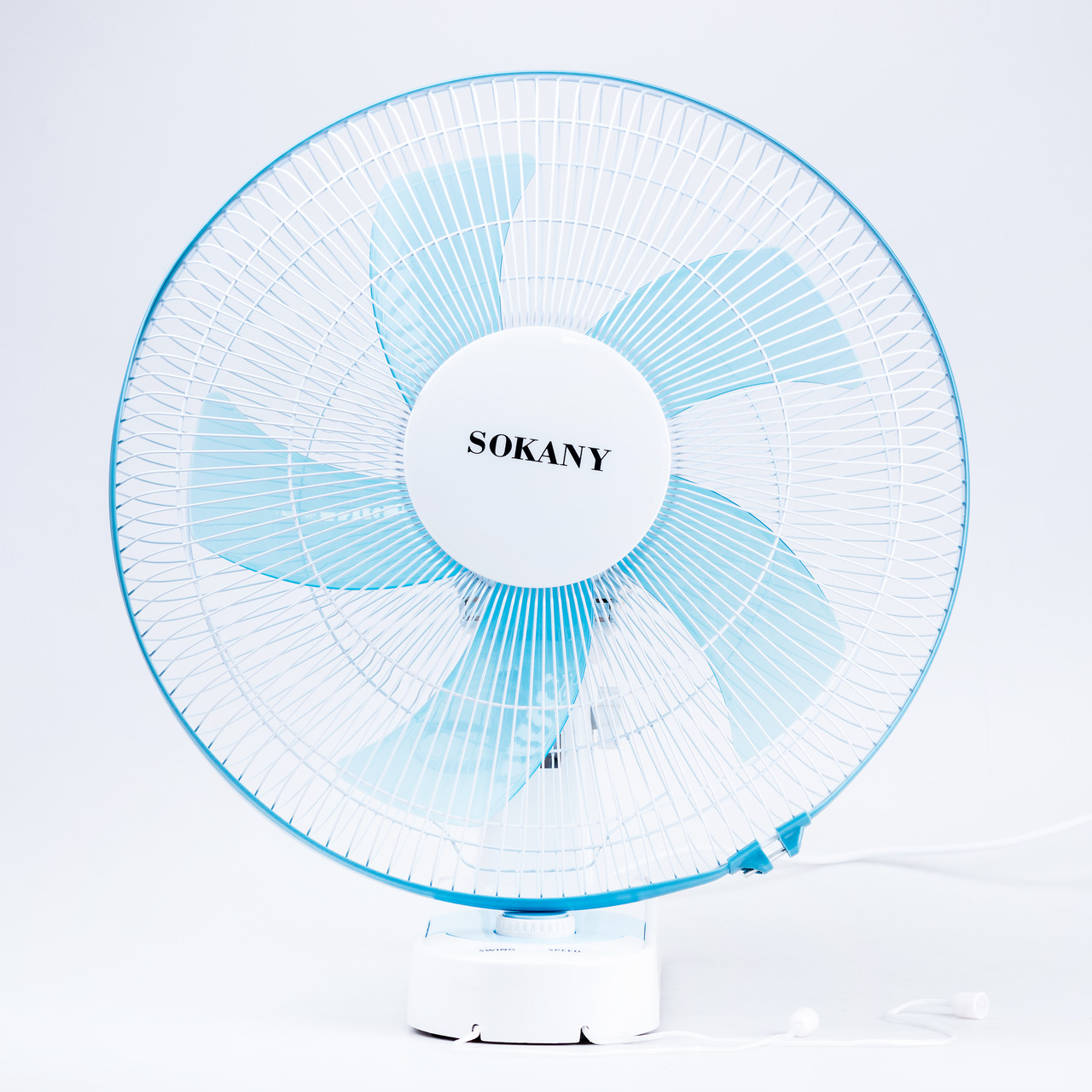 Вентилятор настенный Sokany SK-19008 16" Wall Fan 3 скорости 5 лопастей ...