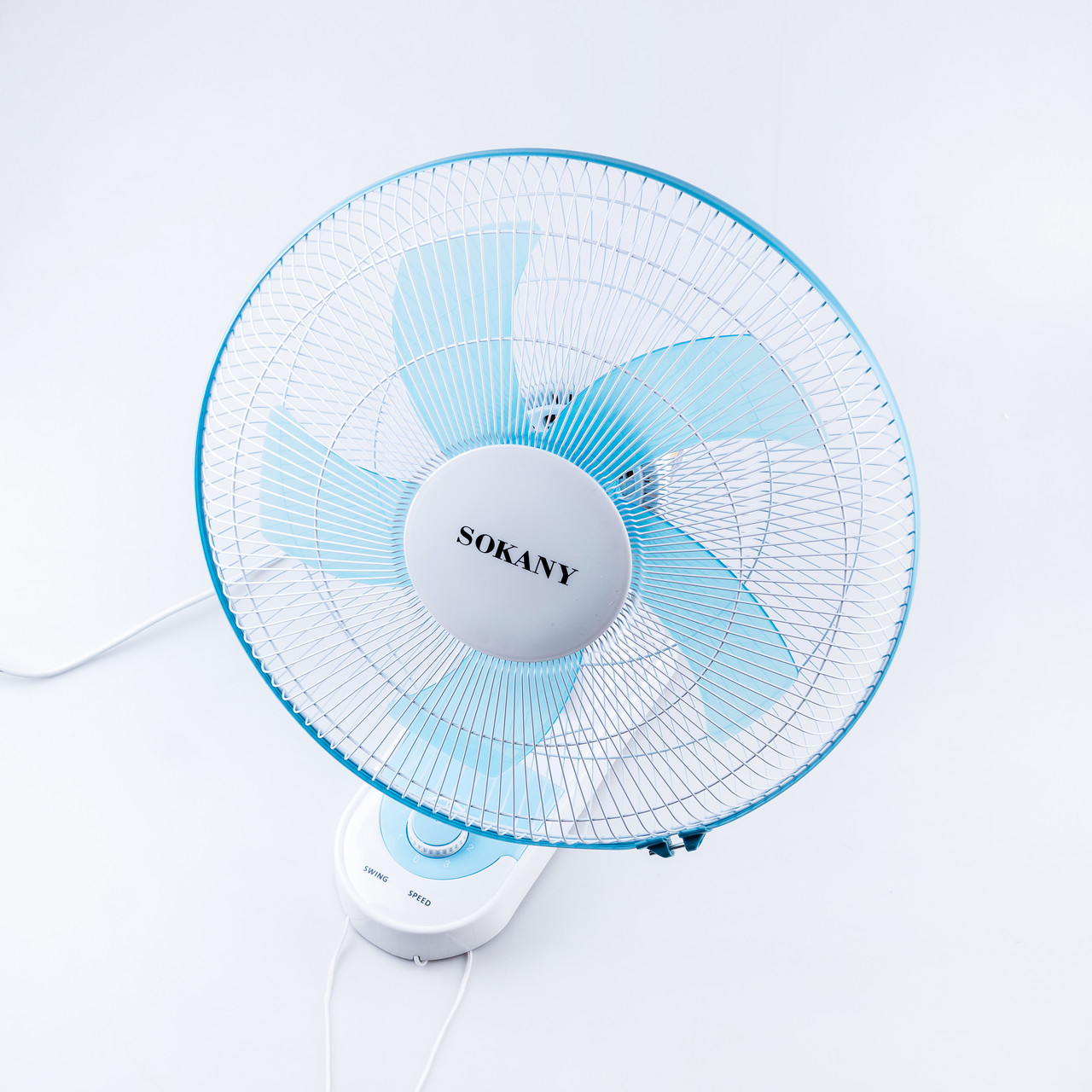 Вентилятор настенный Sokany SK-19008 16" Wall Fan 3 скорости 5 лопастей ...
