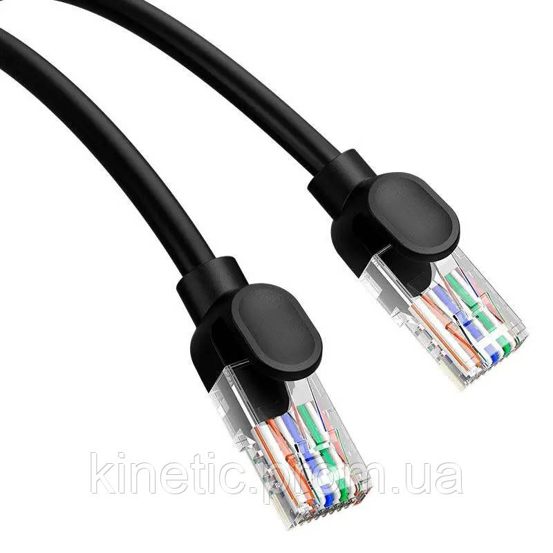 Сетевой кабель RJ45 Baseus CAT5 B00133206111-06 RJ45 круглый 8 м Black ...