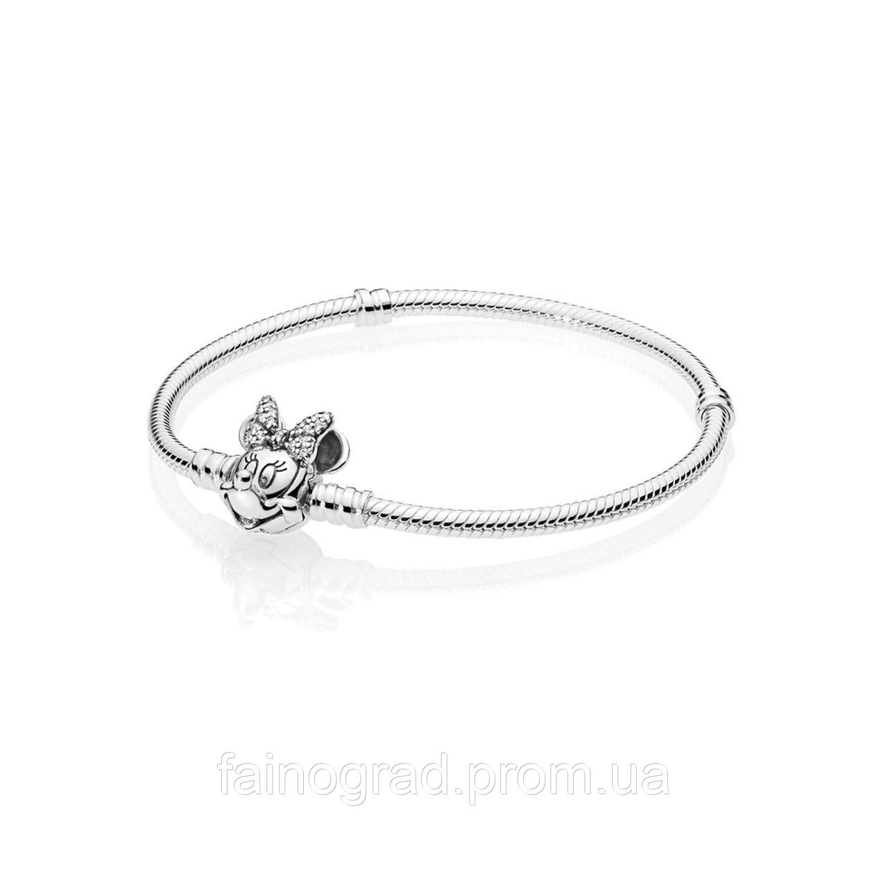 Серебряный браслет Pandora Moments Disney Портрет Мини 597770CZ 21 FG ...