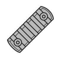 Купити планки Picatinny для кріплення на M-LOK в інтернет-магазині "Dlg ...