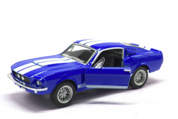 Машинка Ford Selby GT-500 1967 Kinsmart KT5372W инерционная, 1:38 Синий ...