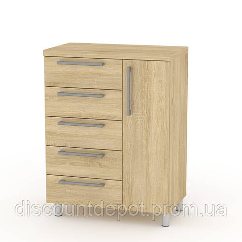 Комод МГ-2 тумба-1 Компанит дуб сонома DD, код: 2350518, цена 4070 ...