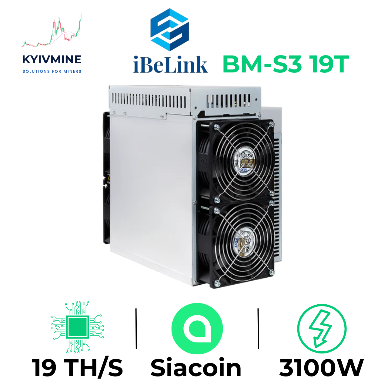 IBeLink BM-S3 асик для майнинга Sia (ID#2169547898), цена: 184100 ...