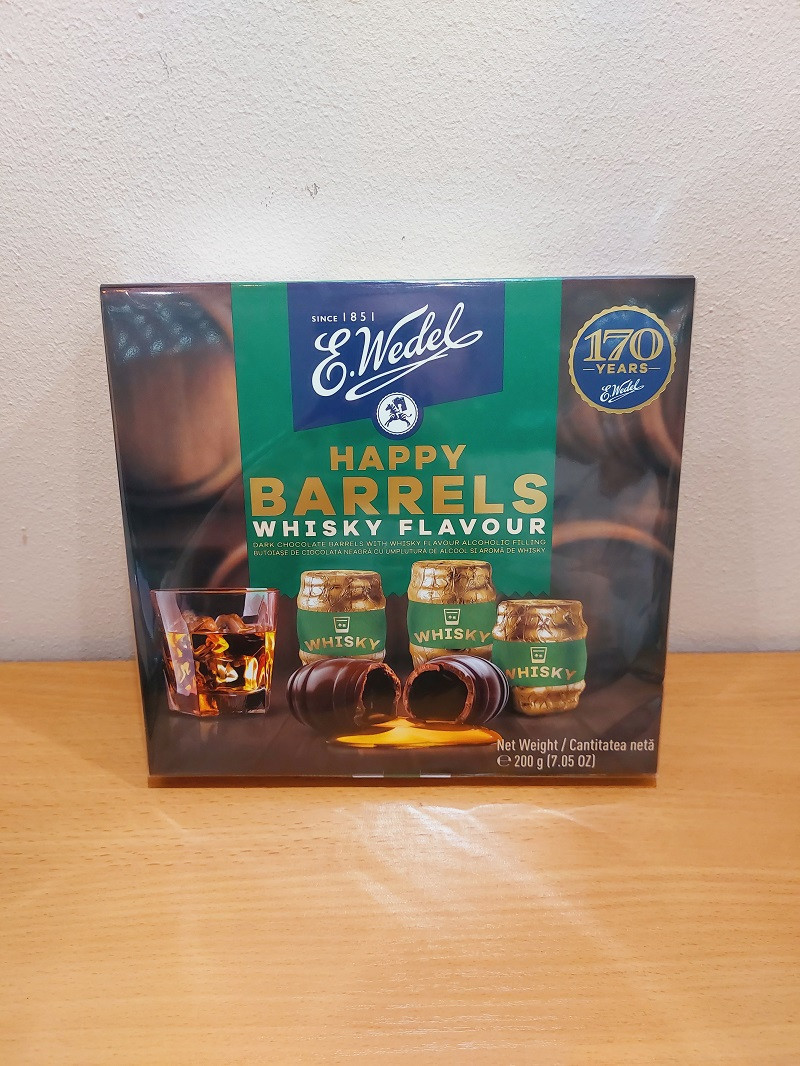 Шоколадні цукерки бочки з віскі Barylki Wedel 200г (ID#2172309091 ...