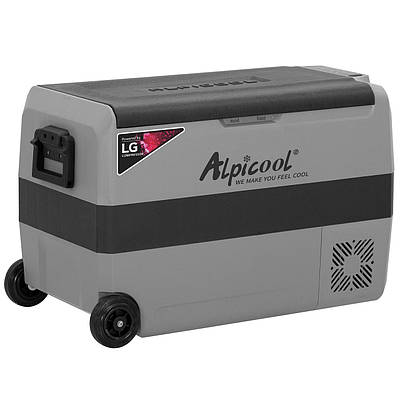 Компресорний автохолодильник Alpicool T50 LG двокамерний 50 літрів -20 ...