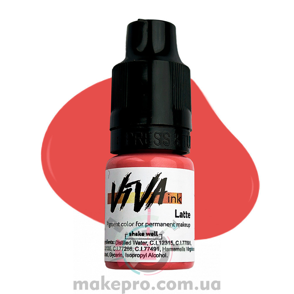 6 ml Пігмент Viva ink Lips №4 "Latte" (ID#2173343292), ціна: 640 ₴, купити на Prom.ua