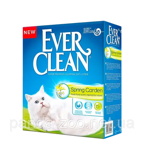 Наповнювач для котячого туалету бентоніт з ароматом весняного саду Евер ...