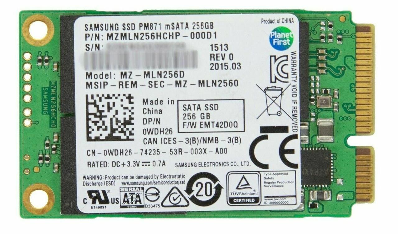 SSD mSATA 256GB Samsung (ID#2174211548), цена: 650 ₴, купить на Prom.ua