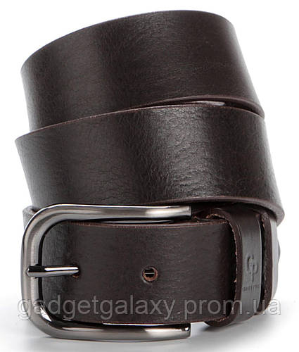 Ремень мужской GRANDE PELLE 00779 под джинсы Коричневый, Коричневый GG ...