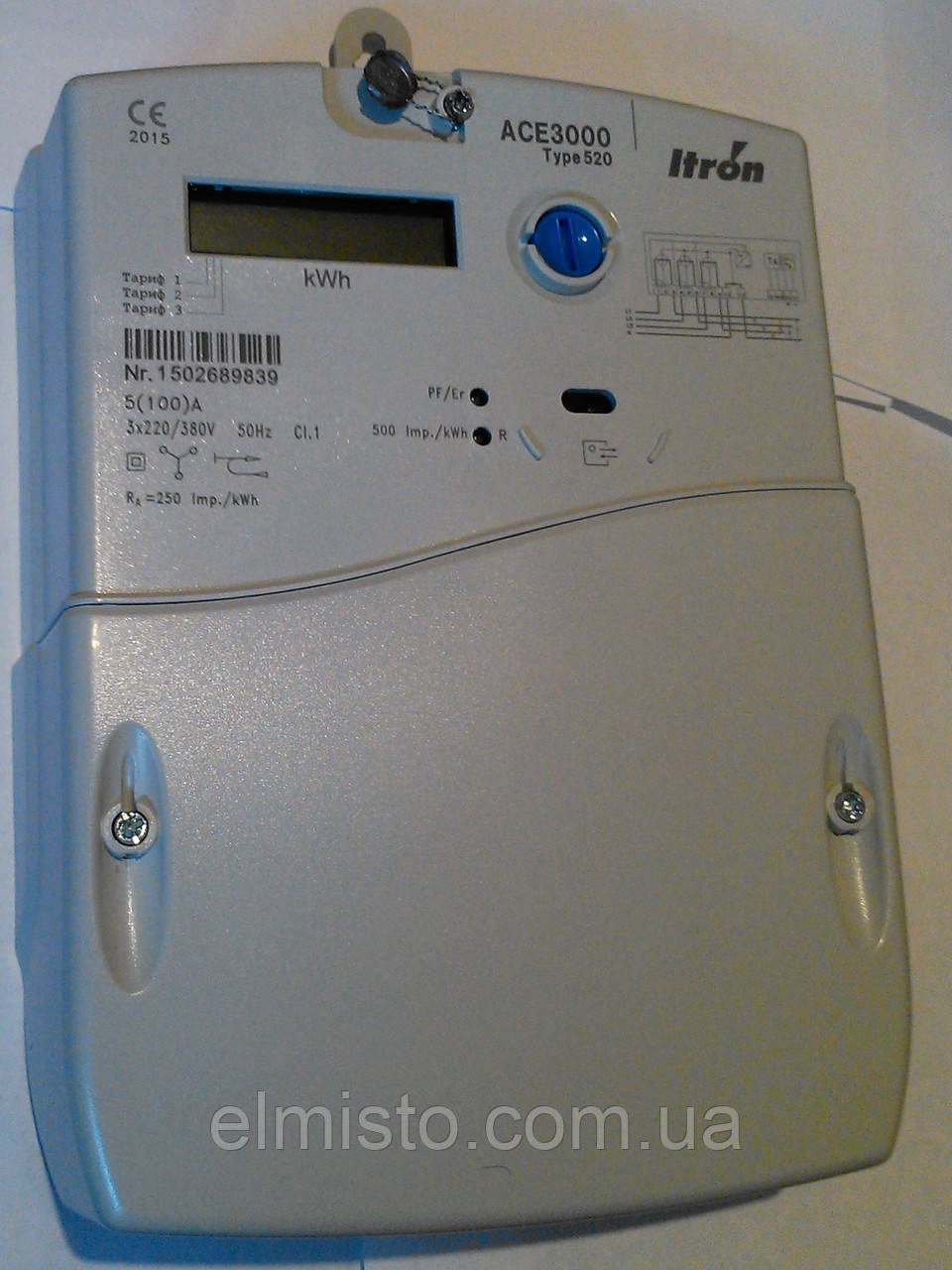 Электросчетчик ACE 3000 (ACE35LU) 5-100А 380А многотарифный акт ...