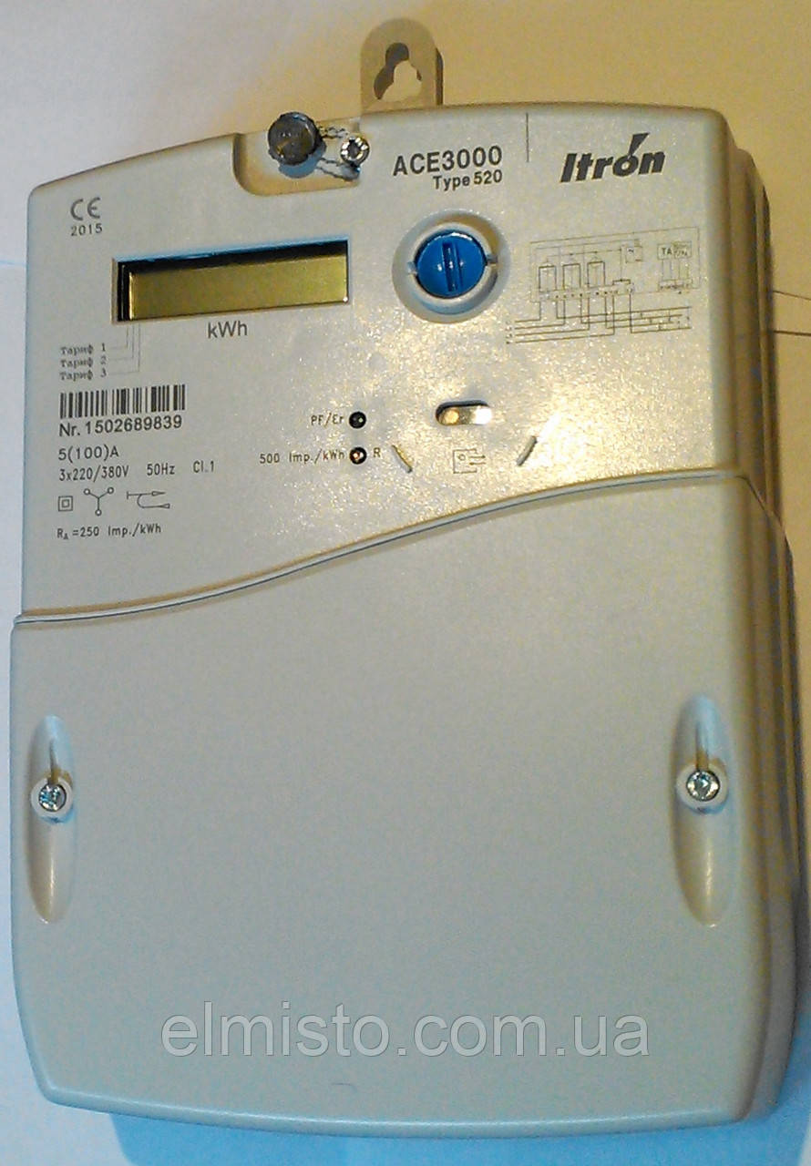 Электросчетчик ACE 3000 (ACE35LU) 5-100А 380А многотарифный акт ...