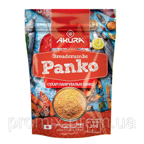 Сухари панировочные ПАНКО ТМ AKURA 100г PR, код: 7936726 (ID#2176499270 ...
