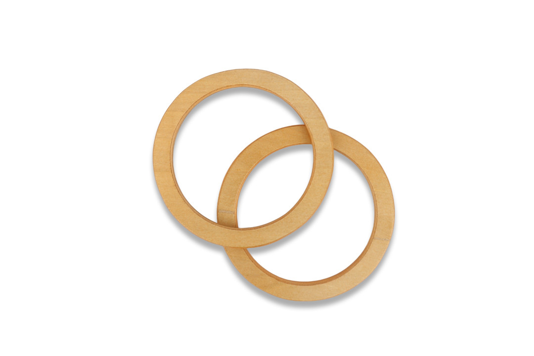 Ручки для сумки, круглі 13,5 см, дерево, натуральні, пара - купити ...