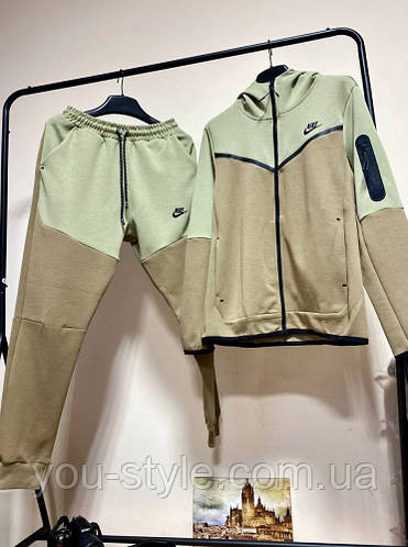 Костюм Nike Tech Fleece оливковий чоловічий (ID#2471482849), ціна: 3168 ...