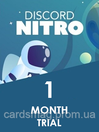 Discord Nitro 1 Month Trial - Discord Key - GLOBAL (ID#2178001916 ...