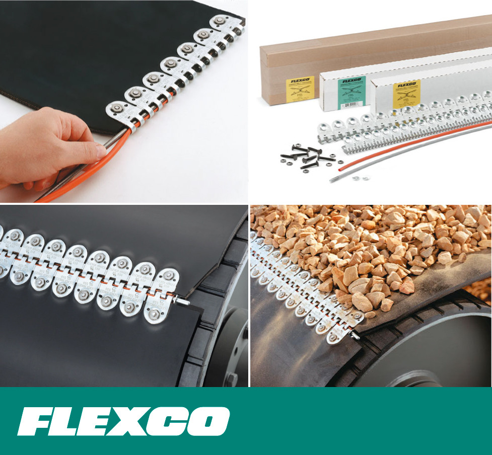 Механические соединители Flexco Bolt Hinged 375Х для конвейерных лент. Механическая стыковка ...