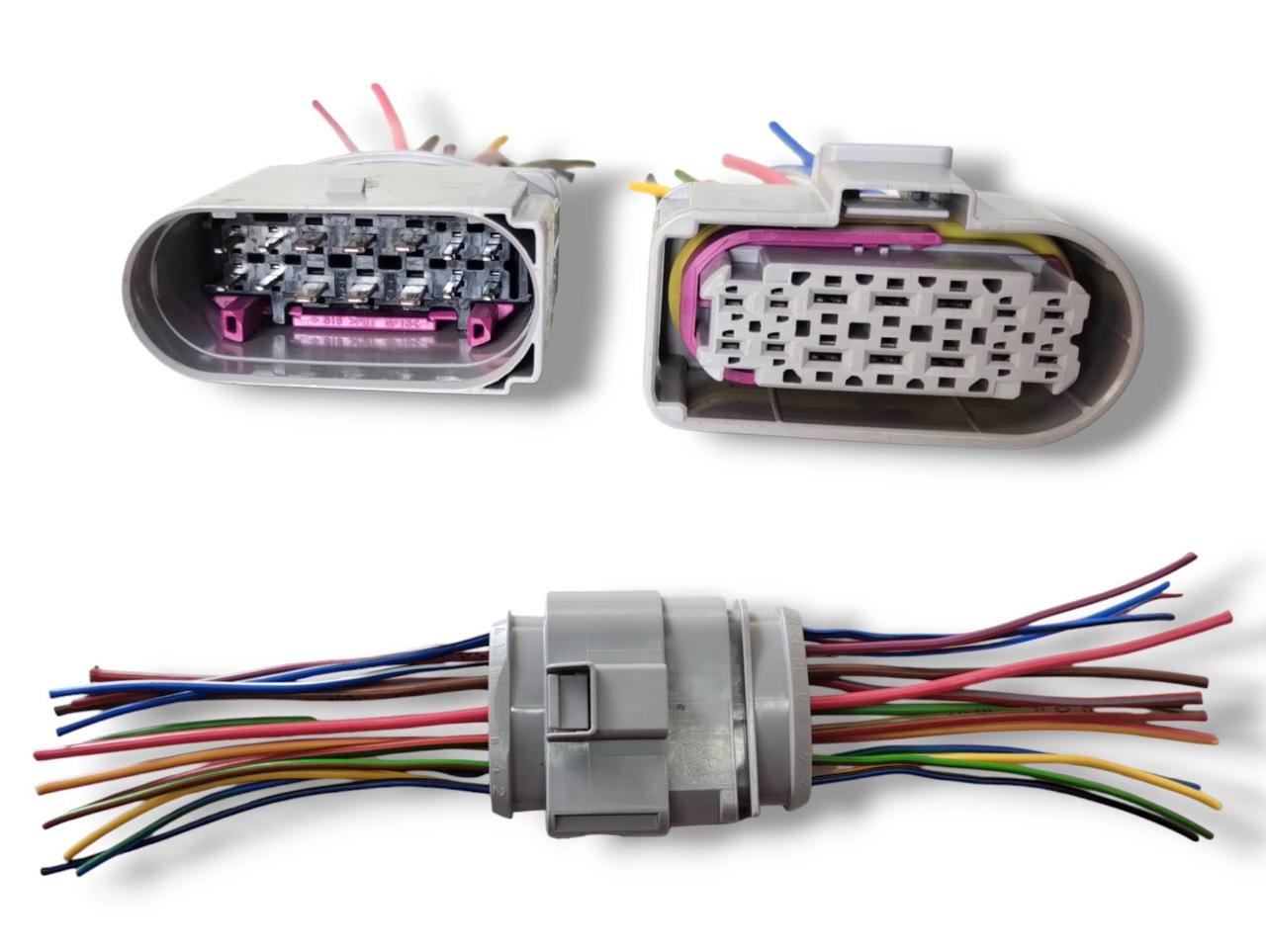 Комплект роз'ємів на 14 pin VAG 5Q0973737 / 5Q0973837 МАМА ТАТО, ціна ...