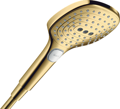 Ручной душ HANSGROHE Raindance Select E 120 3jet Polished Gold Optic ...