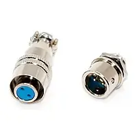 Разъем XS9 быстросъемный 2pin (штекер кабельный+ гнездо монтажное ...