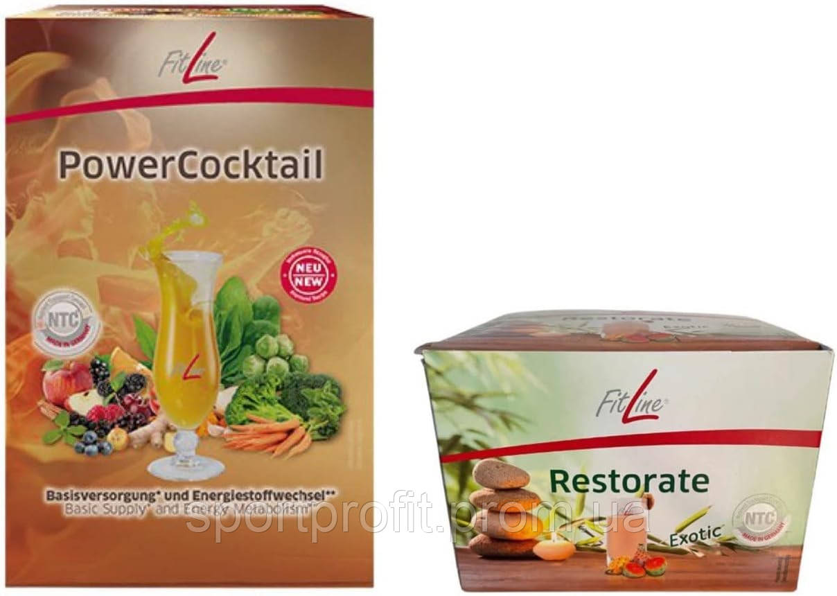 Power Cocktail + Restorate Fitline Set Павер Коктейль + Ресторейт ...