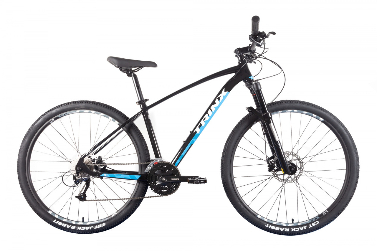 Велосипед 29" Trinx X1 Pro 2022 рама-17" Black-blue-white (10700123 ...