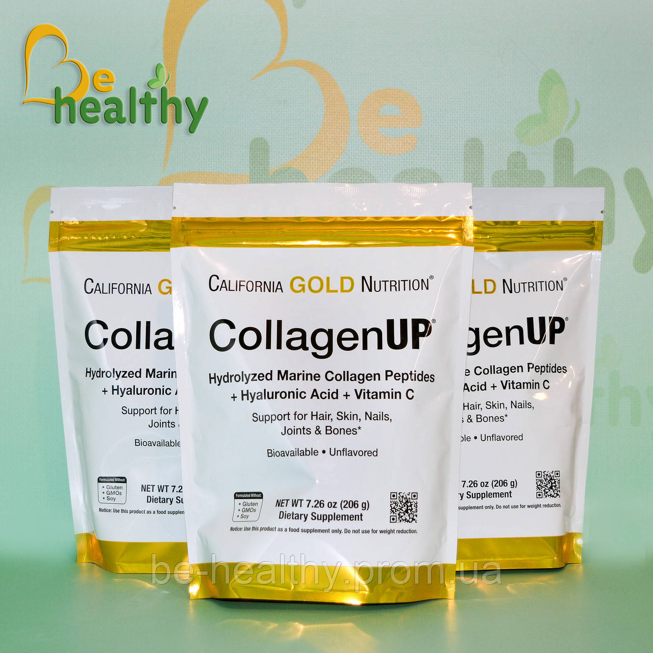 Морской коллаген + гиалуроновая кислота и витамин C, CollagenUP ...