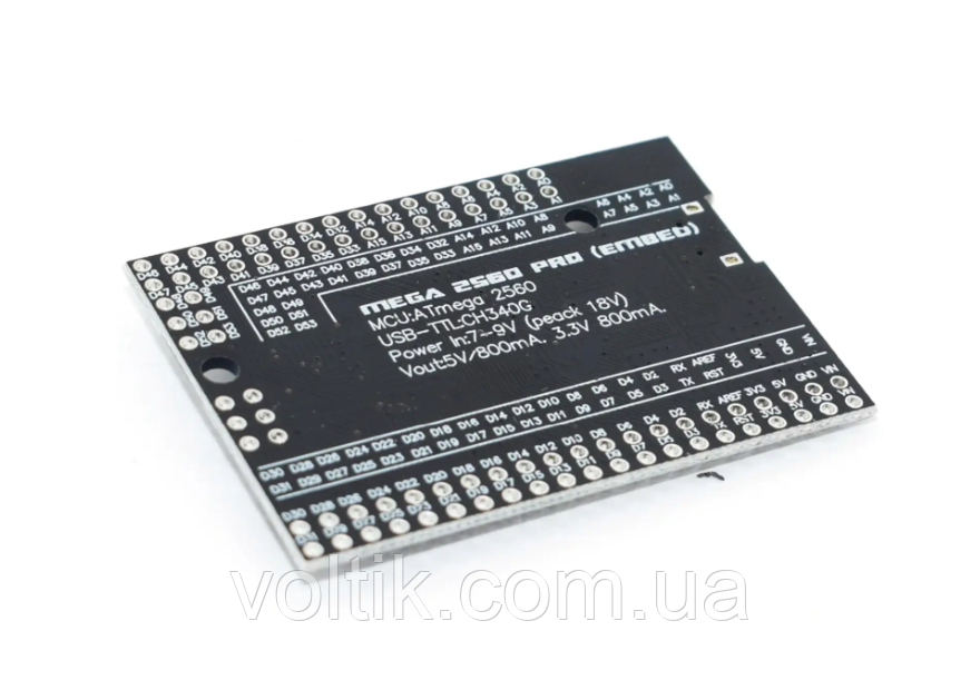 Контролер Arduino Mega 2560 PRO ATmega2560-16U MINI CH340G Відладочна ...