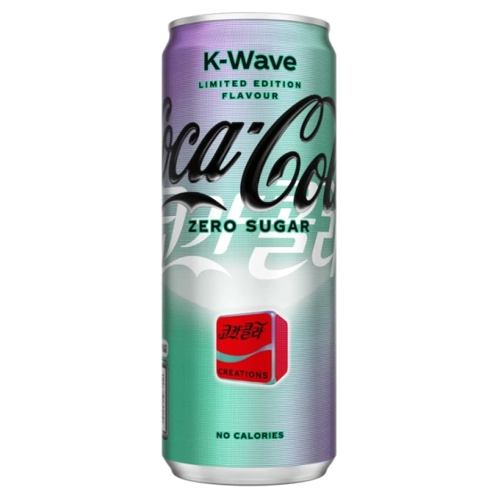 Напій Coca-Cola K-Wave Zero Sugar Limited Edition Flavour, 250мл (ID ...