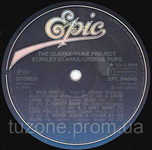 Stanley Clarke/George Duke The Clarke / Duke Project (Vinyl, LP, Album ...