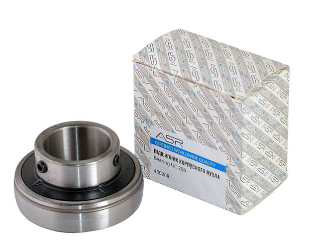 Подшипник корпусного узла (сферическая обойма) 480208 (UC 208) (ID#2182267213), цена: 130 ...