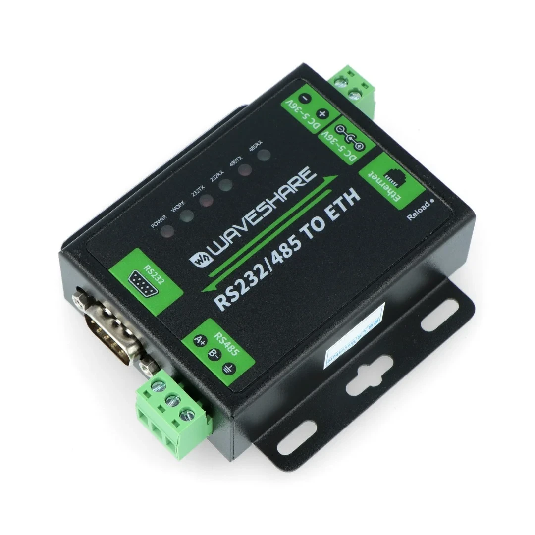 Конвертер RS232 / RS485 - Ethernet - Cortex M4 - Waveshare 16530 (ID ...