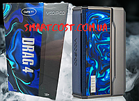 ORIGINAL Voopoo_ Drag 4 Gun Metal + Ocean Blue 177W Драг 4 (ID ...