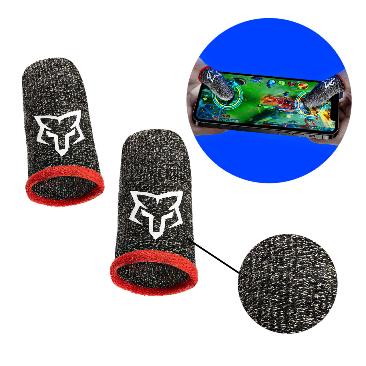 Напальчники Sarafox v3 Nylon Fiber max size большой размер для игры на ...