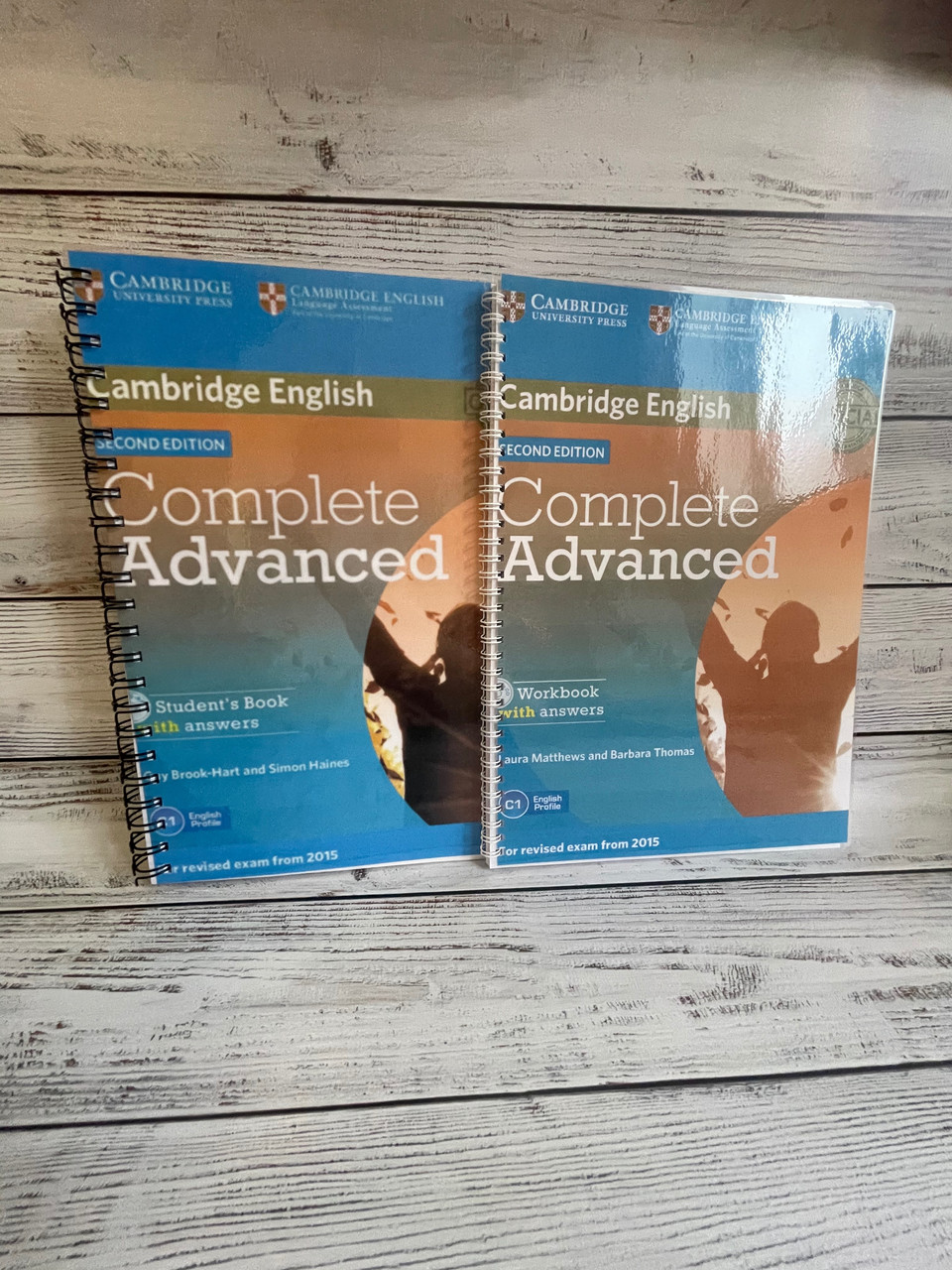 Complete Advanced (Student's Book + Workbook) Металева пружина, цена ...