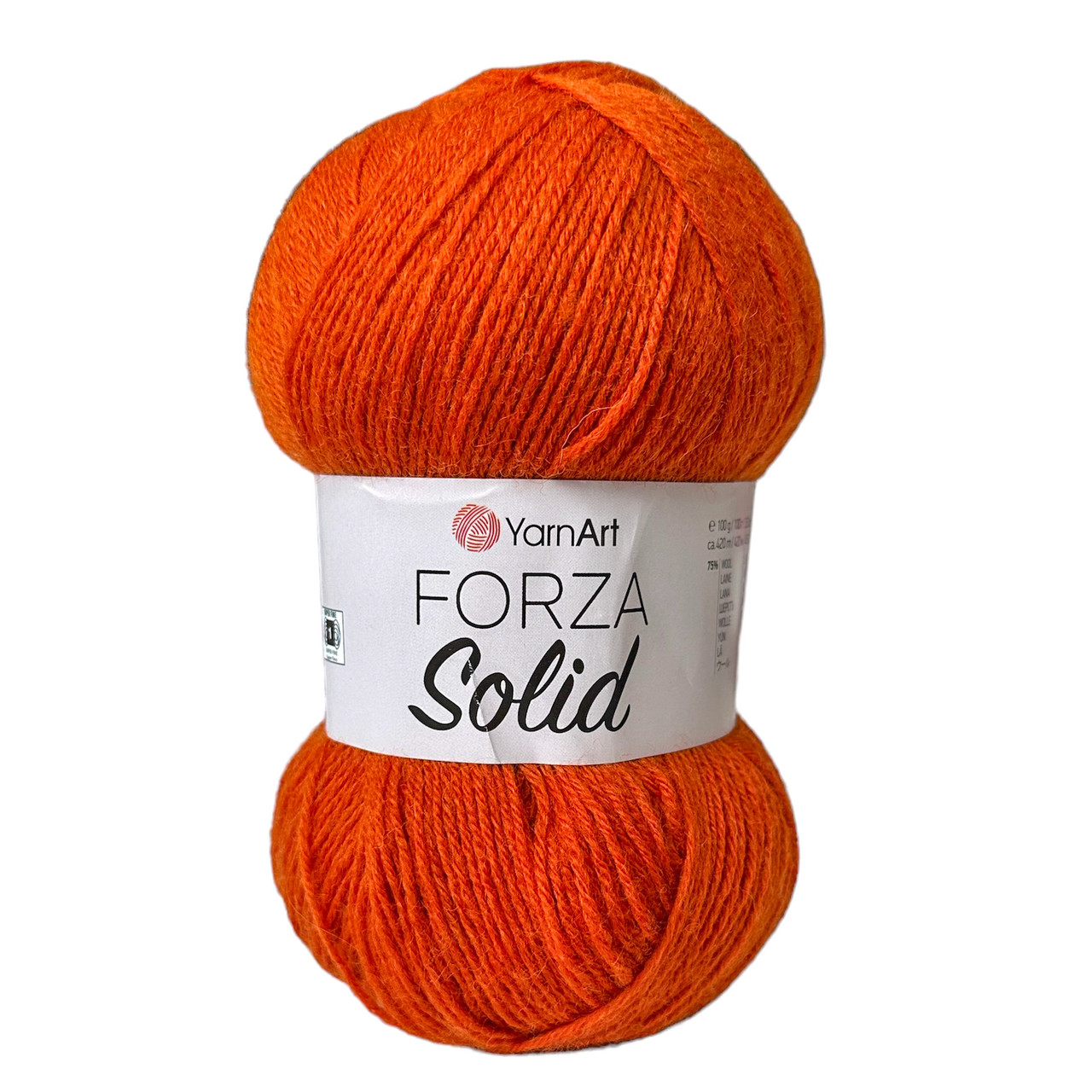 YarnArt FORZA SOLID (Ярнарт Форза Солід) №4609 помаранчевий (Пряжа для шкарпеток, нитки для в ...