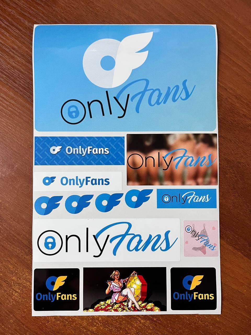 Стікер пак наклейок ONLYFANS ONLY FANS вінілові наклейки (ID#2184508698 ...