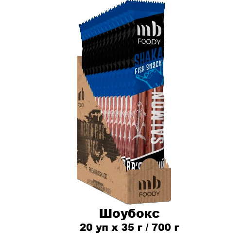 FISH Shaka sticks_SALMON в'ялений, рибні стікси з сьомги, швидке ...