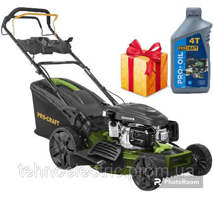 Бензинова газонокосарка Procraft PLM-505 Es з електростартером (ID ...