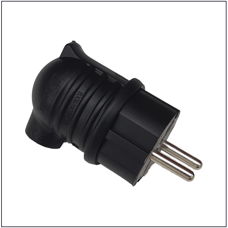 Вилка каучукова кутова 220В 16А BEMIS (ВК1-1402-2022): продаж, ціна у ...