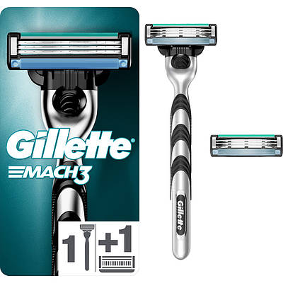Бритва Gillette Mach3 с 2 | Сравнить цены и купить по акции со скидкой ...
