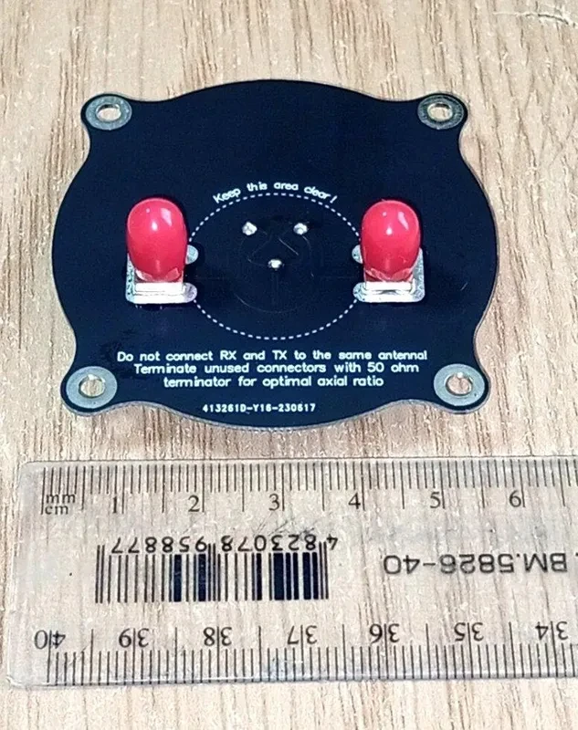 Triple Feed Patch 1 Realacc антенна для FPV 5,8ГГц 9,4 dBi (SMA), направленная круговая ...