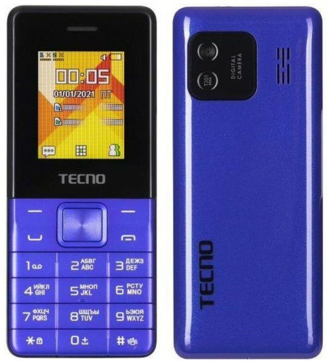 Мобильный телефон Tecno T301 2022 DS Blue (UA UCRF) (ID#2187165722), цена: 901 ₴, купить на Prom.ua