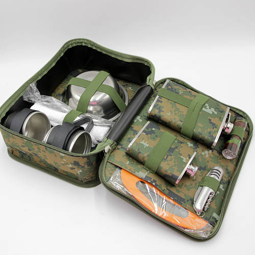 Туристический армейский набор, Набор в поход 13 в 1 с чехлом (ID ...