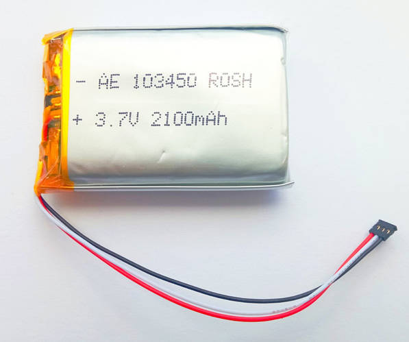 Акумулятор Літій-полімерні (Li-pol) 3.7 V 2000 mAh (ID#1052001118 ...