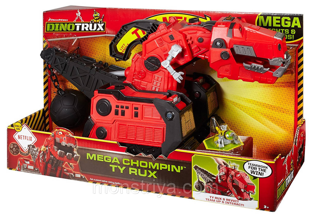 Огромный Ти Рекс ДиноТракс Динотракс Dinotrux Динозавры строители ...