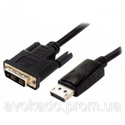 Кабель мультимедийный Display Port to DVI 24+1pin 1.8m (DVI-D) Atcom ...