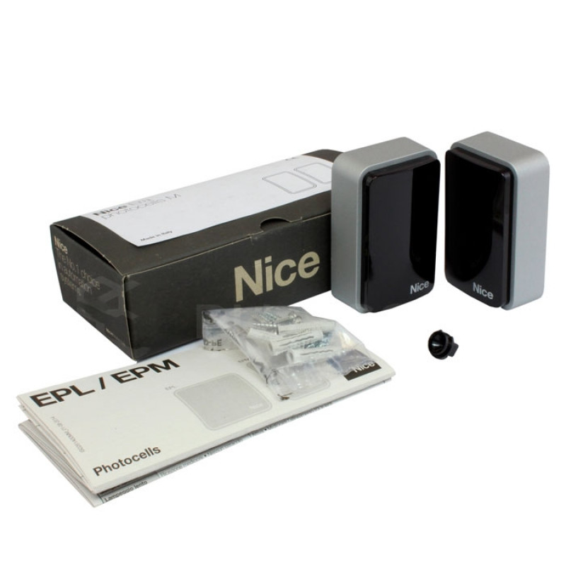 Фотоелементи Nice EPM комплект інфрачервоних датчиків безпеки воріт і шлагбаумів, ціна: 2200 ...